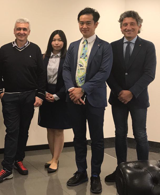 Meeting with Mazak owner and the director of Mazak Italy - Bastai